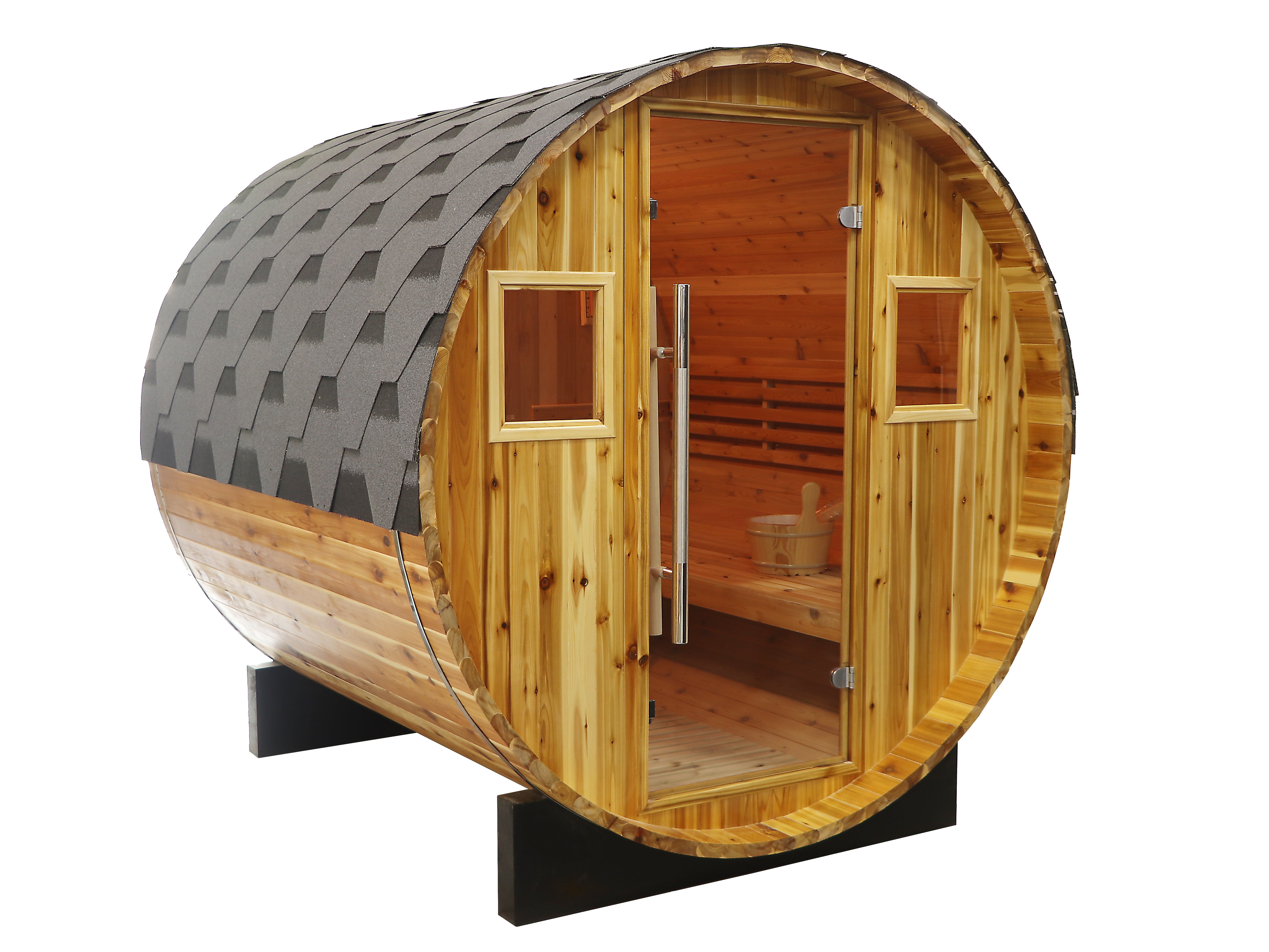 Indoor Outdoor Spas - Outdoor Barrel Sauna